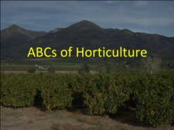 ABCs of Horticulture - Plant structures and functions